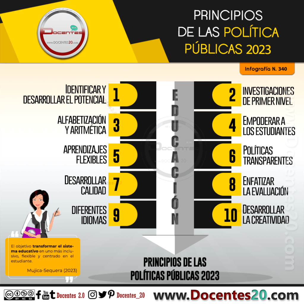 InfografÍa Principios De Las PolÍticas PÚblicas 2023 Docentes 2 0